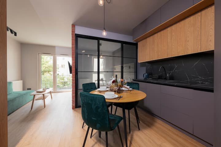 Spychalskiego Apartment - Parking, Balcony - Poznań