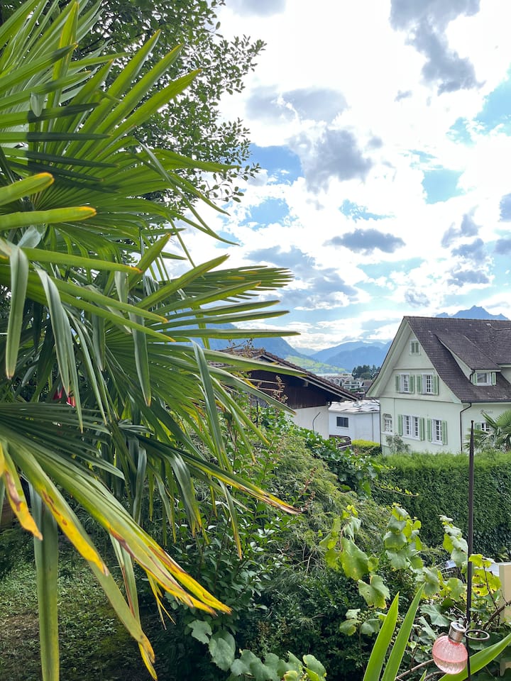 Sonnige Gartenwohnung - Weggis