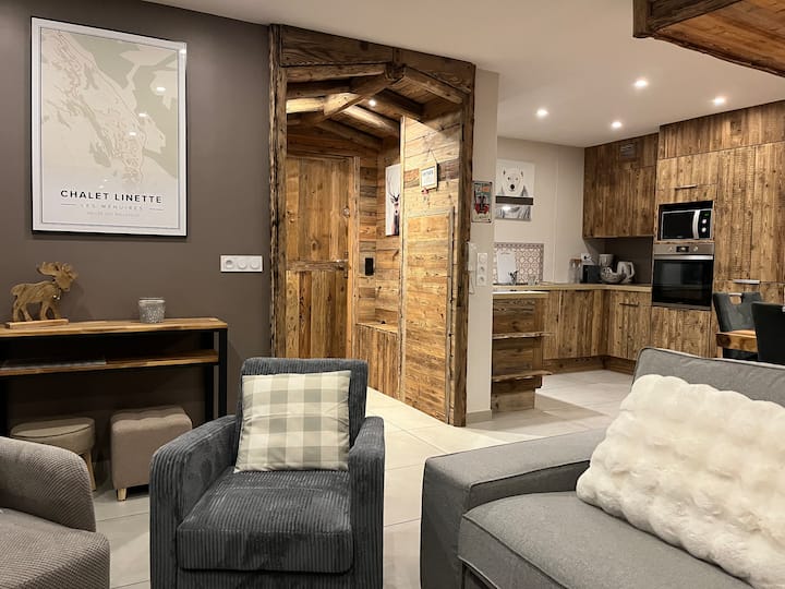 Chalet "Linette" - 4 Chambres, 120 M2, Ski Au Pied - Les Menuires