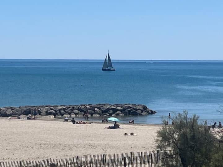 Le Petit Albatros 3* : Vue Mer-parking Privé-clim - Palavas-les-Flots