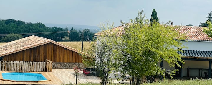 Maison De Vacances à La Campagne, Piscine Privée - Monflanquin