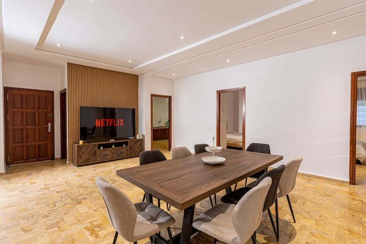 Spacieux 250m² Face Gare Rabat Agdal, Jardin Privé - Rabat