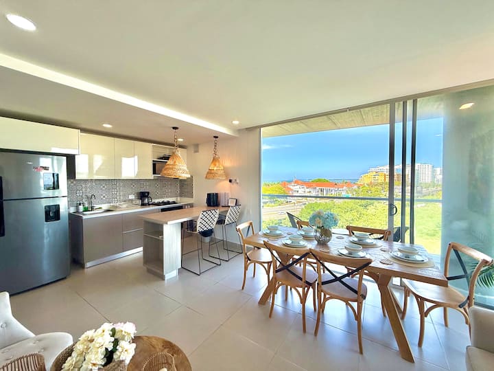 Apartamento Frente Al Mar En El Edificio Sunno P7 - Cartagena