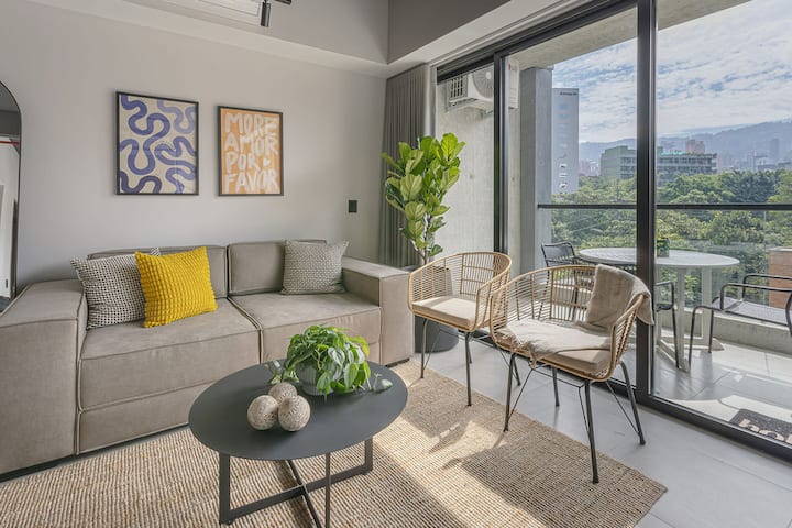 Apto Moderno/el Poblado/balcón
Con Vista/piscina - Medellín