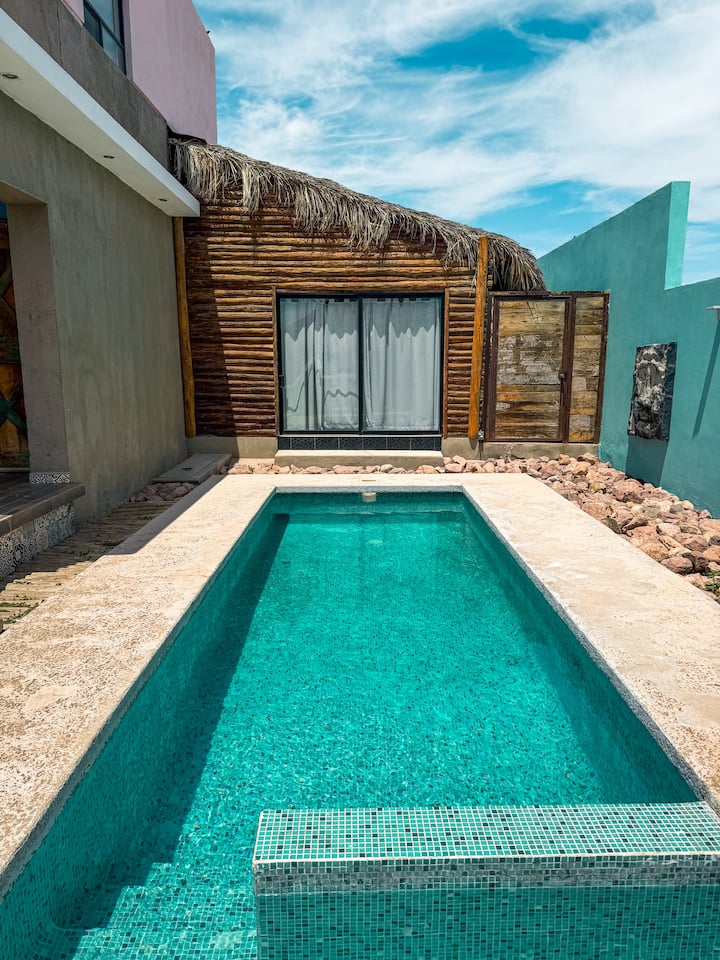 Unique Local Architecture | 4 Bedrooms | Pool - San Carlos Nuevo Guaymas
