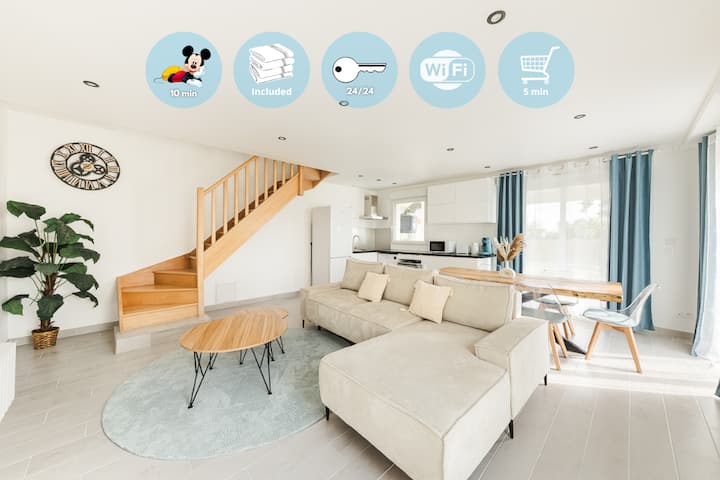 Villa Fantasia - 10min Disneyland - 8 Pers - Meaux