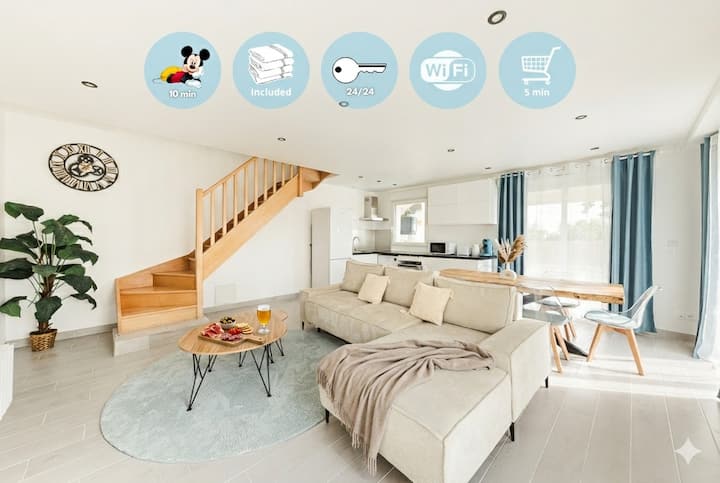 Villa Fantasia -  10min Disneyland - 8 Pers - Île-de-France