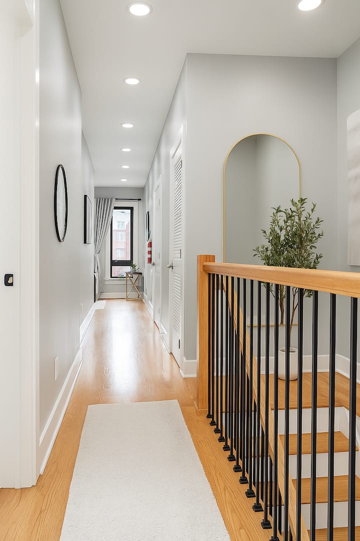 *New* 4 Br 2.5ba Urban Oasis Duplex - 澤西市