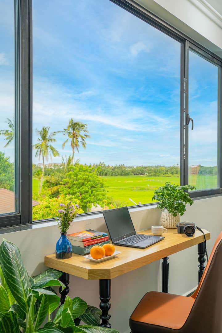 Private Villa 7br Pool /Rice Field/ Pickleball/bbq - Hội An