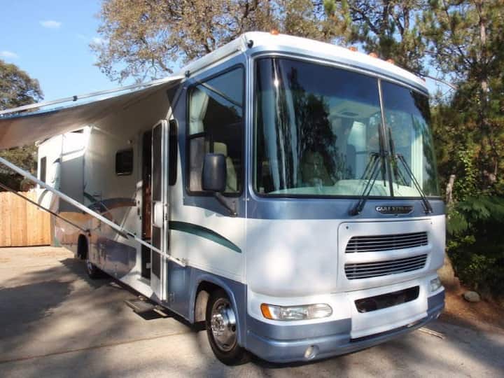 Class A Motorhome On Tree Streets - Sicamous