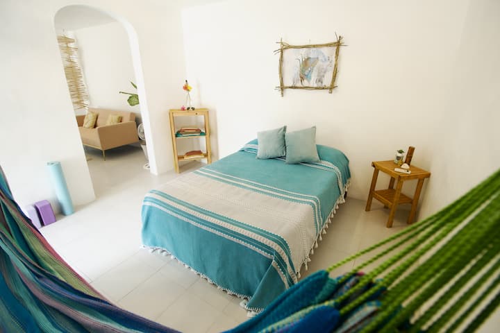 Depa Con Jardín Y Terraza A 1 Min De La Laguna - Bacalar