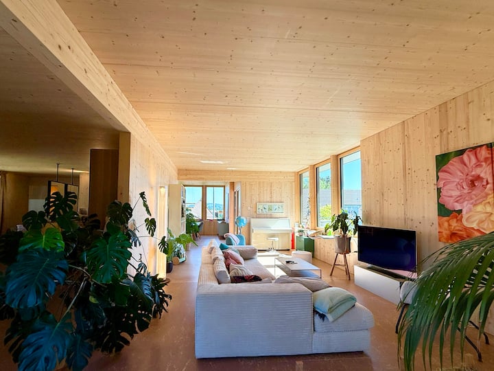 Stadtloft (100m2) Mit Grosser Terrasse & Parkplatz - Bern