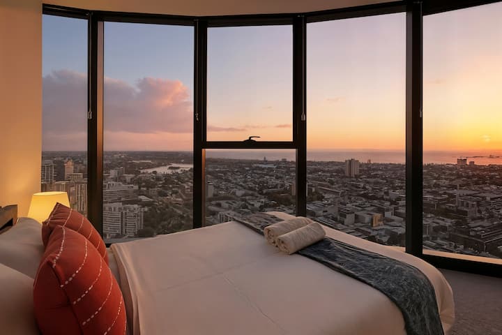 Level 44 2bd 2bth Apt| Views| Pool| Spa | Crown - Melbourne Sports Centres - Lakeside Stadium