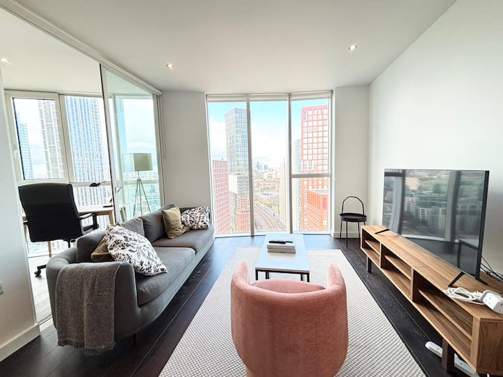 Modern London Skyscraper+stunning Views+superhost - London
