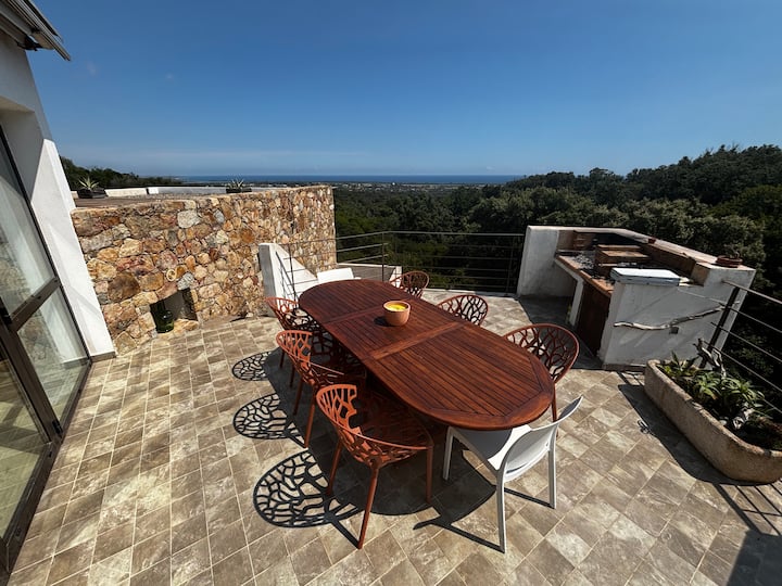 Vue Mer, Villa Architecte Proche Solenzara - Corsica