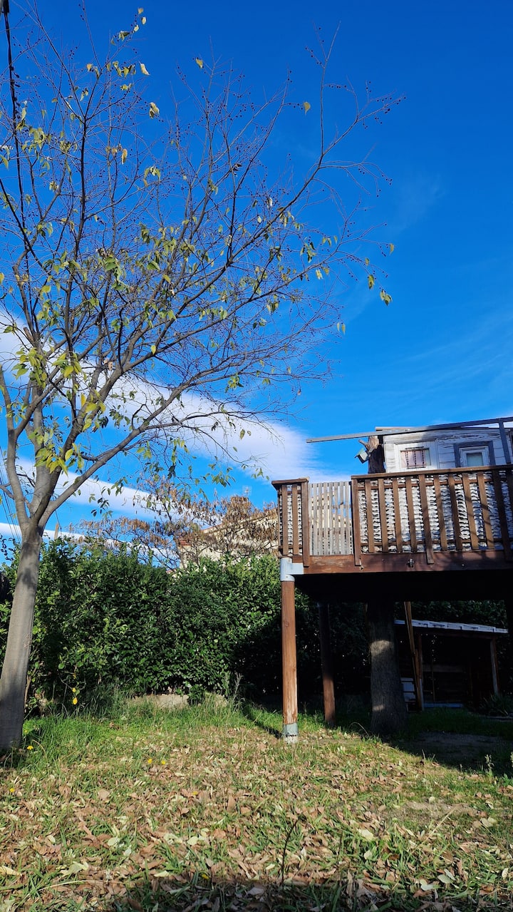 Grand Appartement 4 Pers -Jardin, Cabane & Plancha - Prades