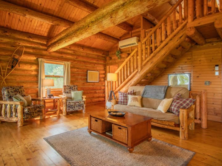 Lakeside Log Cabin| Fall Colors, Ski Lodge Close! - Constantine