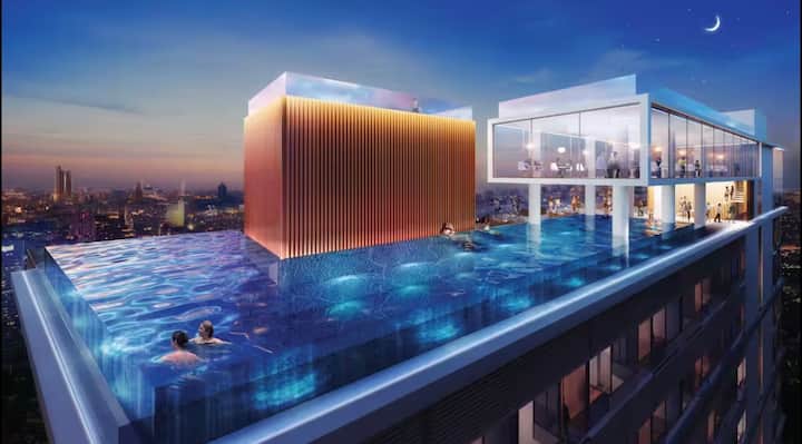 <M34>new ! Sale ! Rama 9 Luxury Condo@amazing View - Bangkok