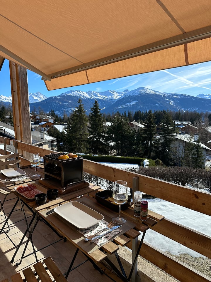 Luxueux Duplex Résidence Royal Golf Crans-montana - Crans-Montana