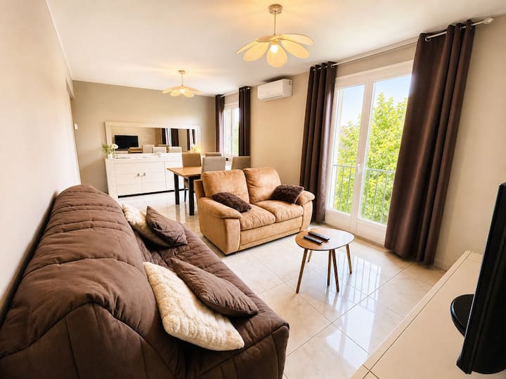 Maison Jardin+terrasse, Proche Montpellier & Plage - Fabrègues