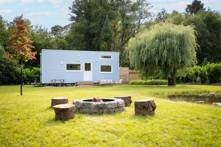 Idyllische Tiny House Met Vijver En Vuurplaats - Stekene