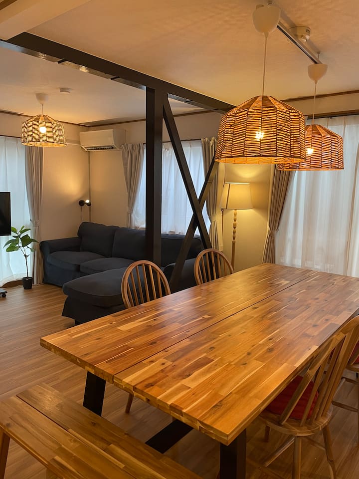 ゆったり約130㎡、4br、8beds、キッズスペース、ハンモック、駅徒歩7分、東京横浜観光の起点に - Yokohama