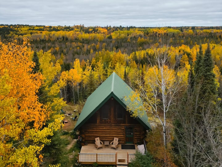 Ely Log Cabin - Off Grid+solar+wifi-set On 40acres - Bear Head Lake State Park, Ely