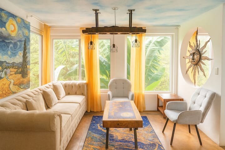 Private Terrace+volcano View | Free Parking | - Guatemala