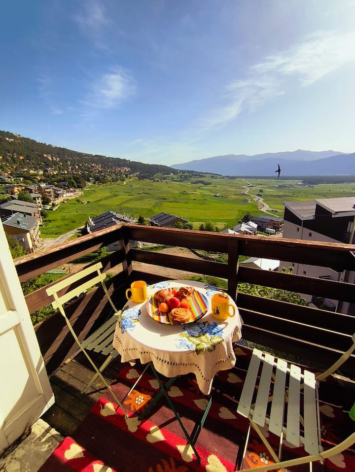 Vue Montagne & Ski à 7 Min - Les Angles