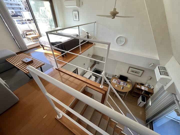 Asakusa Loft｜ 最上階・南向きバルコニー付53.43㎡｜スカイツリービュー1ldkロフト - Akihabara