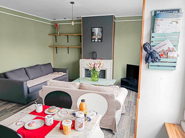 Terrasse In Dunkerque 4 Personnes, Emplacement Top - Armbouts-Cappel