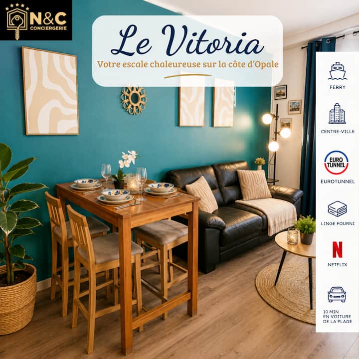 *Le Vitoria* Ville - Gare - Ferry - Eurotunnel - Calais