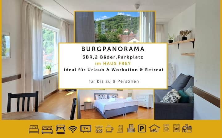 Burgpanorama Im Haus Auszeit/3 Br/badx2/parken/eg - Landau in der Pfalz