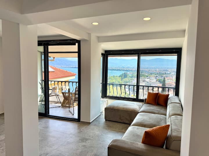 Modernes Apartment Mit Traumhaftem Meerblick - Fethiye