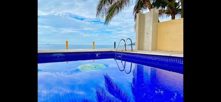 Precioso Depa A 70 Mts De Playa - Manzanillo, Colima, Mexico