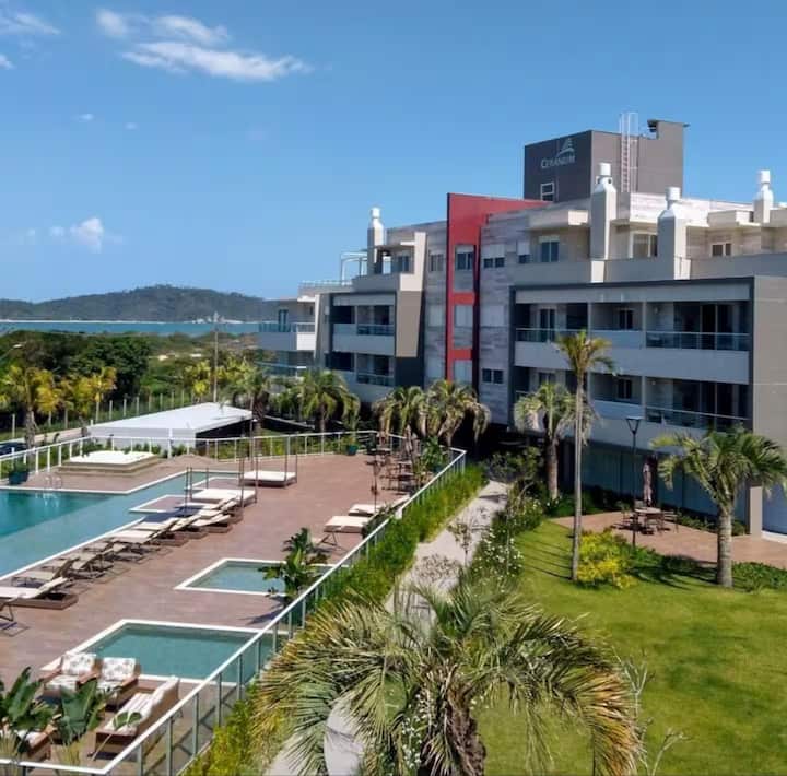 Cobertura Beira Mar,9 Min Airport,3qts,n.campeche - Florianópolis