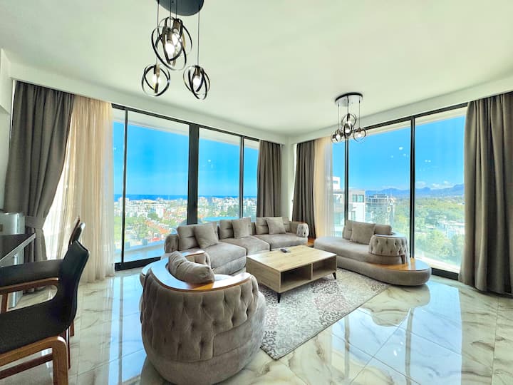Girne Panaromic View 2+1 Apartment Cr30 - Girne