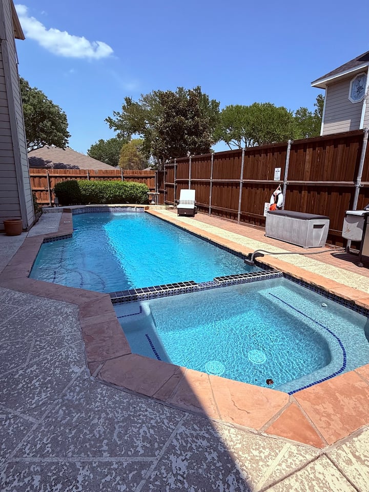 Relaxing 4br Retreat - Heated Pool/spa & Firepit - 코펠