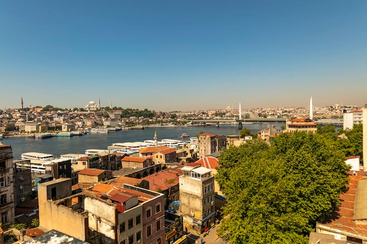 Central,4br/amazing Sea View/elevator/5a/c - Karaköy