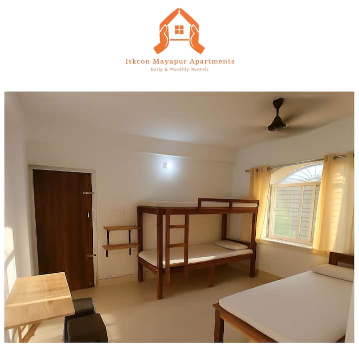 Iskcon Mayapur Apartments- Prime Location - Mayapur