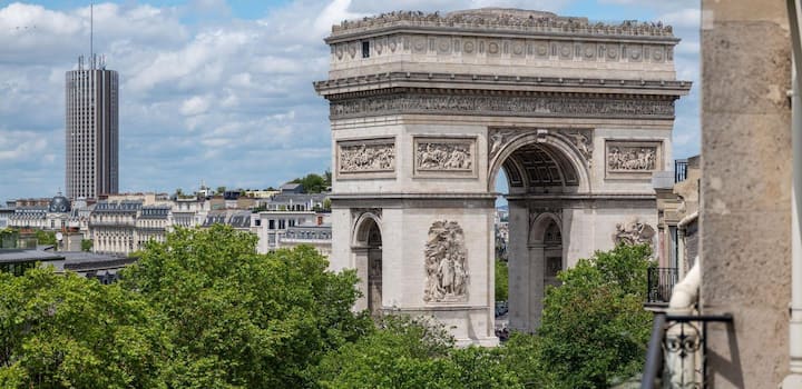 Cozy 3br W/ Arc De Triomphe View - Garches