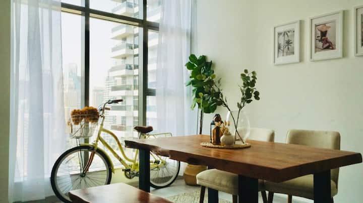 Chic 1 Bedroom, Cozy Stay In Jlt, 1 Min To Metro -