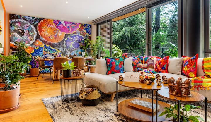 The Modern Condesa Nest 3 Br / 8 Pax W/ac Parking - Cidade do México