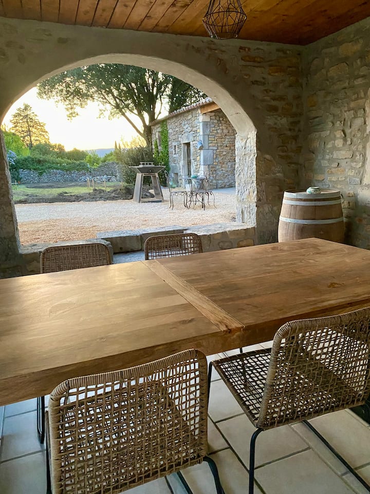 Gîte De Charme Le Jardin D’ôtesse (4 à 7 Pers) - Grospierres
