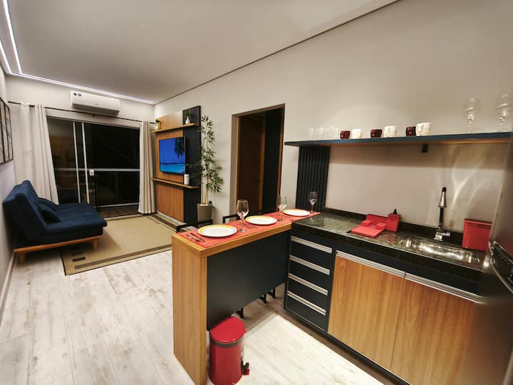 A38 Apto Bosque Encantado 2 Quartos Praia Grande - Ubatuba