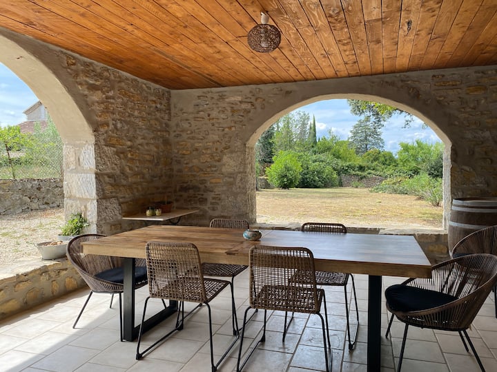 Bastide Ardèche Le Jardin D’ôtesse 13 à 15 Pers - Grospierres