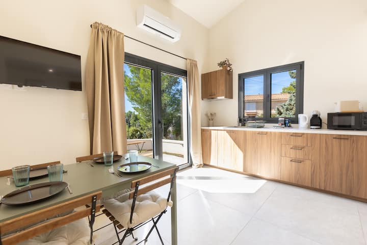 Duplex Arthur - Jardin Privé - Parking - Clim-wifi - Plage de Fos-sur-Mer