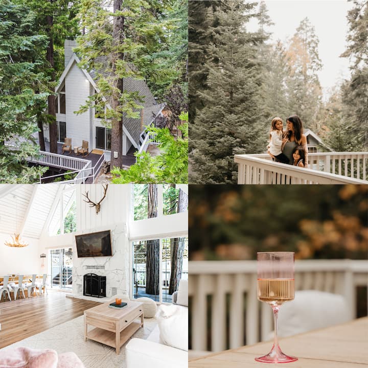 Emerson's Chalet: Family Friendly A-frame Cabin - San Bernardino, CA