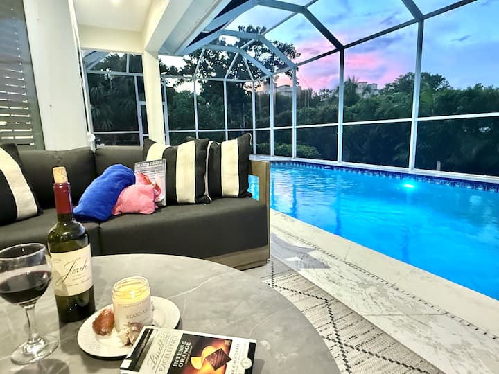 New!-4/3 Luxury Home-h. Pool-ideal Beach Location - Marco Island, FL