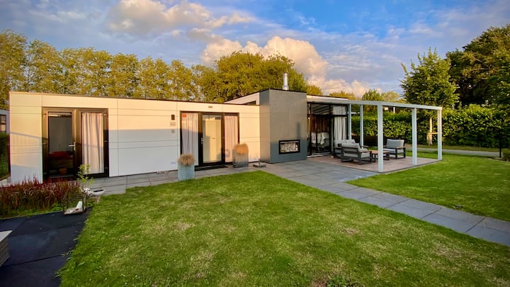 Breskens Chalet Duingras Mit Zaun & Windschutz Nr. - Cadzand